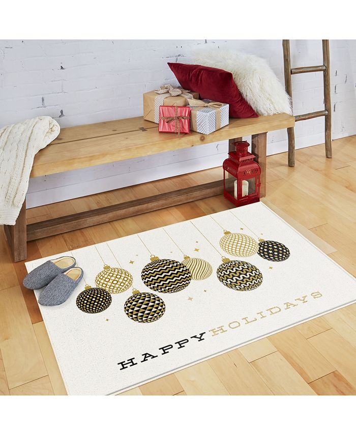Mohawk Holiday Ornaments Accent Rug, 18" x 30" - Macy's