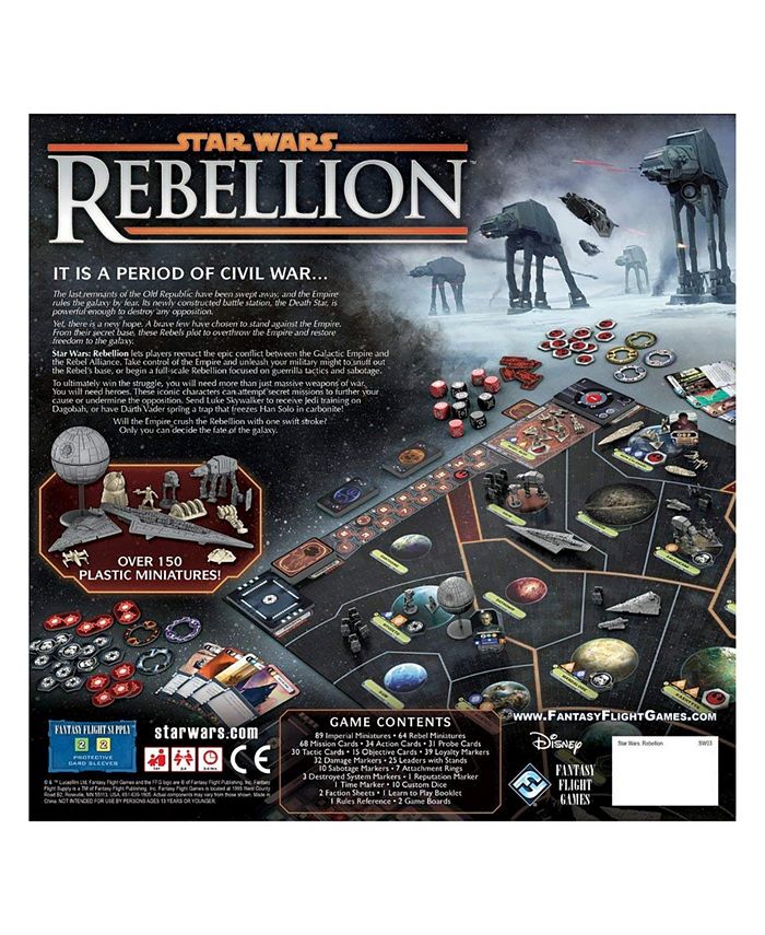MasterPieces Puzzles Asmodee Editions Star Wars - Rebellion Board Game ...