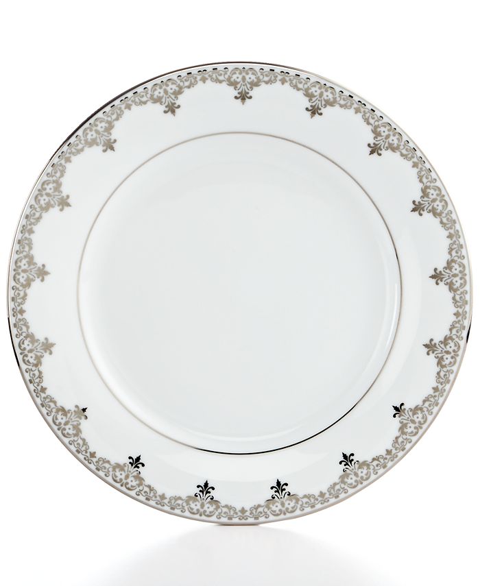 Charter Club Dinnerware, Grand Buffet Platinum Accent Plate - Macy's