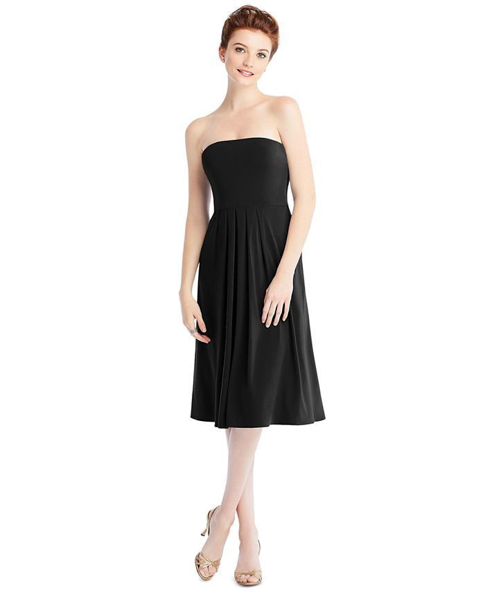 Dessy Collection Midi Loop Convertible Dress & Removable Shrug ...