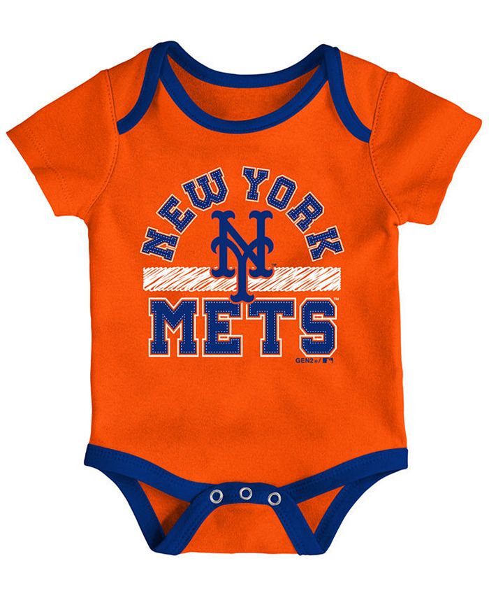 Outerstuff Baby New York Mets Newest Rookie 3 Piece Bodysuit Set ...