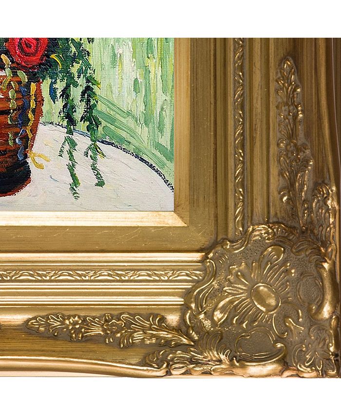 La Pastiche by Overstockart Vase with Daisies and Poppies by Vincent ...