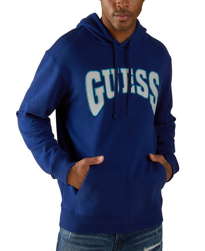 GUESS Men's Logo Graphic Hoodie - Macy's