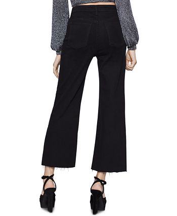BCBGeneration Cropped Wide-Leg Jeans - Macy's