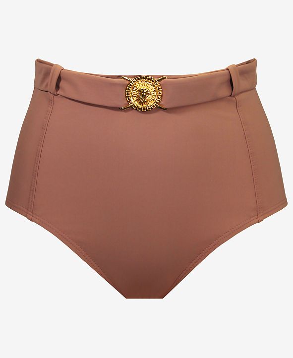 Skinny Dippers Simba Pin Up Belted Medallion Tummy Control Bottom ...