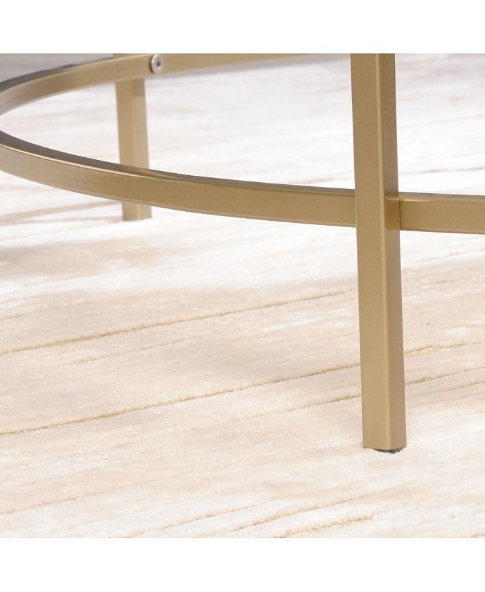 Sauder International Lux Round Coffee Table - Macy's