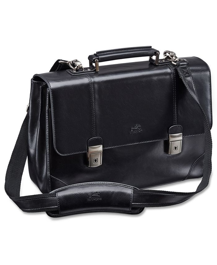 Mancini Signature Collection Dual Lock Double Compartment Laptop and ...