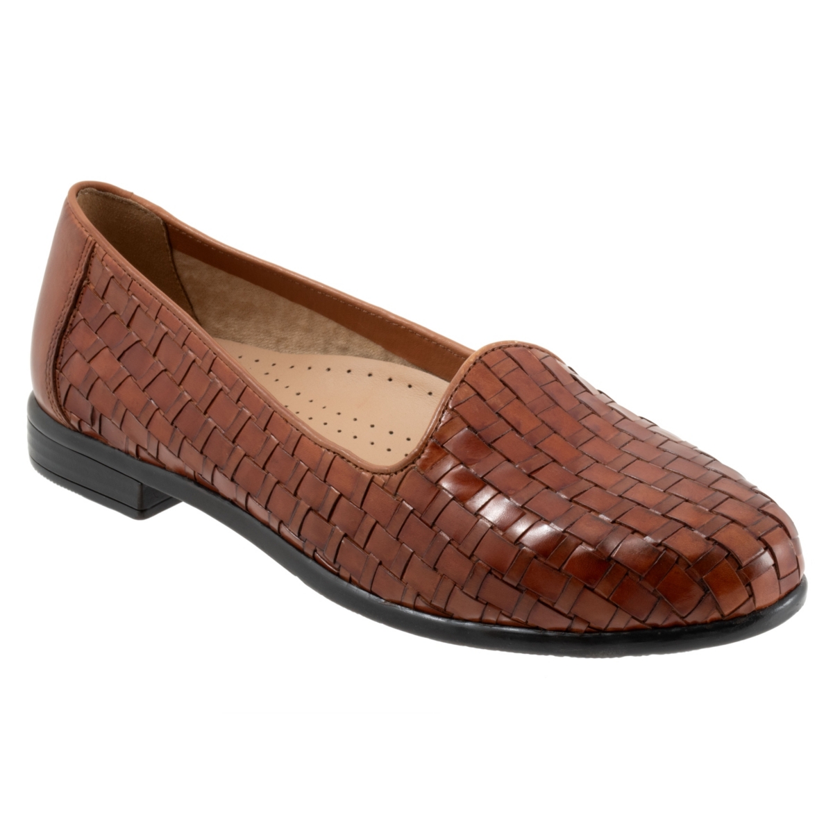 Click here for Trotters Liz Flat - Brown prices