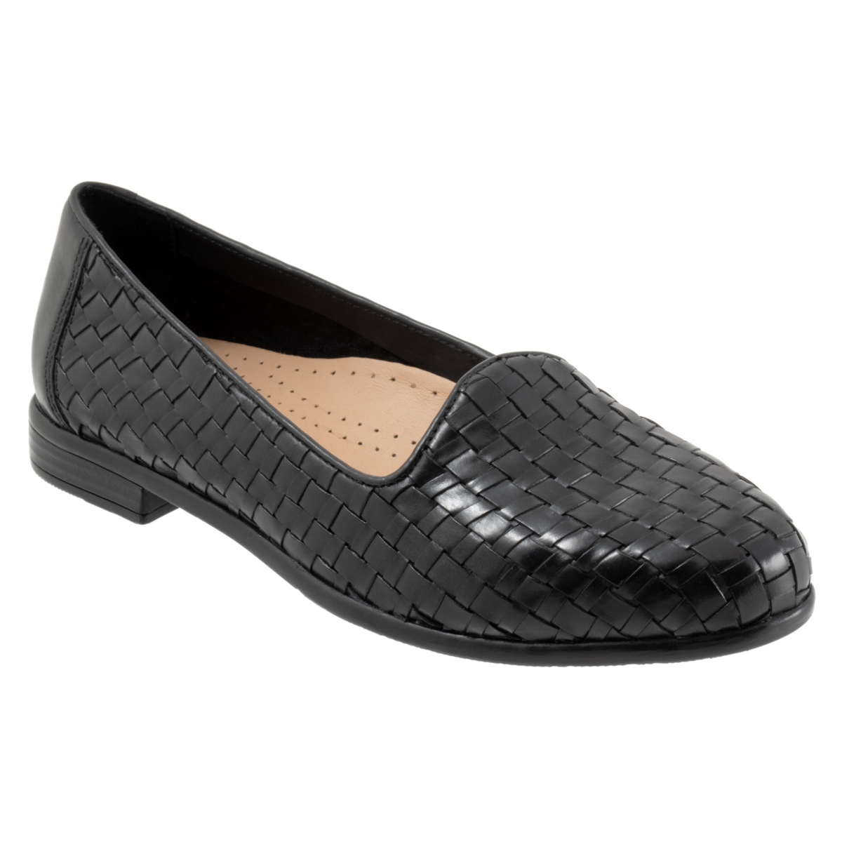 Click here for Trotters Liz Flat - Black prices
