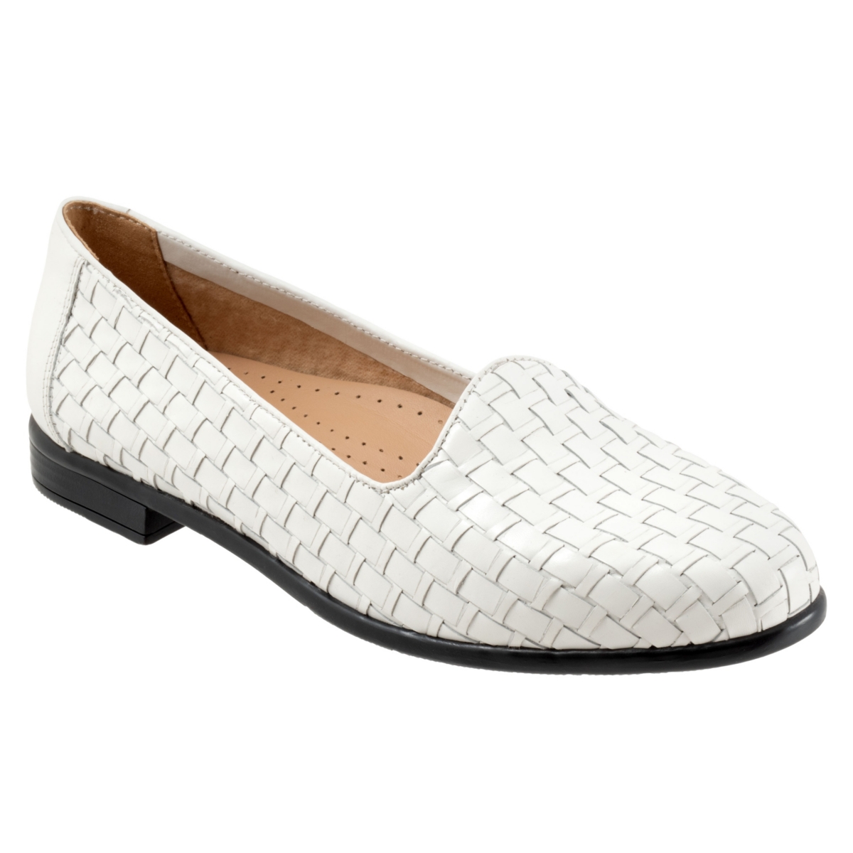 Click here for Trotters Liz Flat - White prices