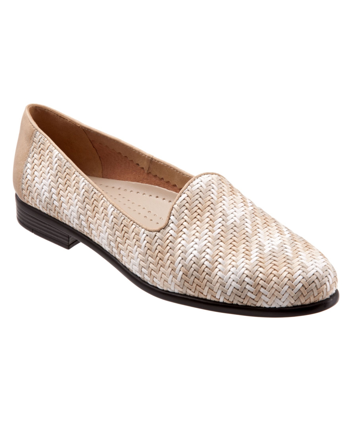 Click here for Trotters Liz Flat - Beige Multi prices
