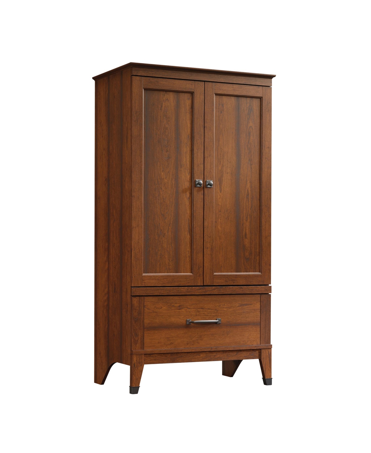 Click here for Sauder Carson Forge Armoire - Washington cherry prices