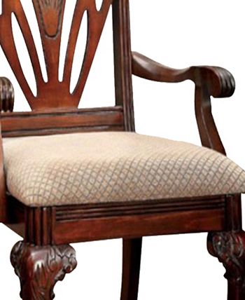 Benzara Transitional Style Arm Chair, Set of 2 - Macy's