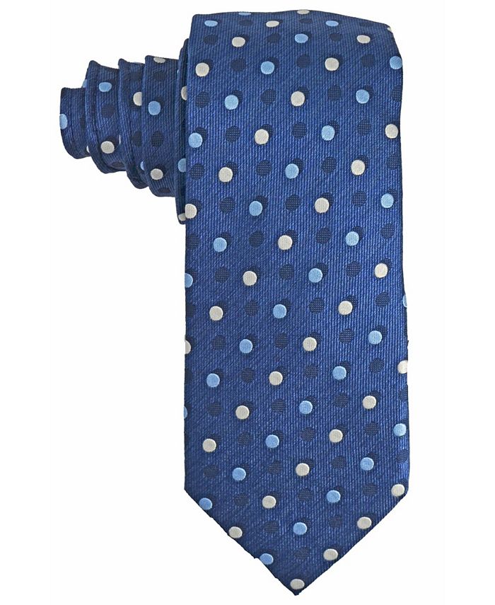 DUCHAMP LONDON Men's Dot Design Silk Tie - Macy's
