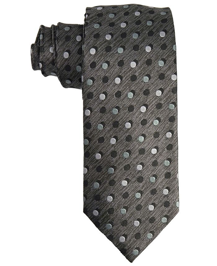 DUCHAMP LONDON Men's Dot Design Silk Tie - Macy's