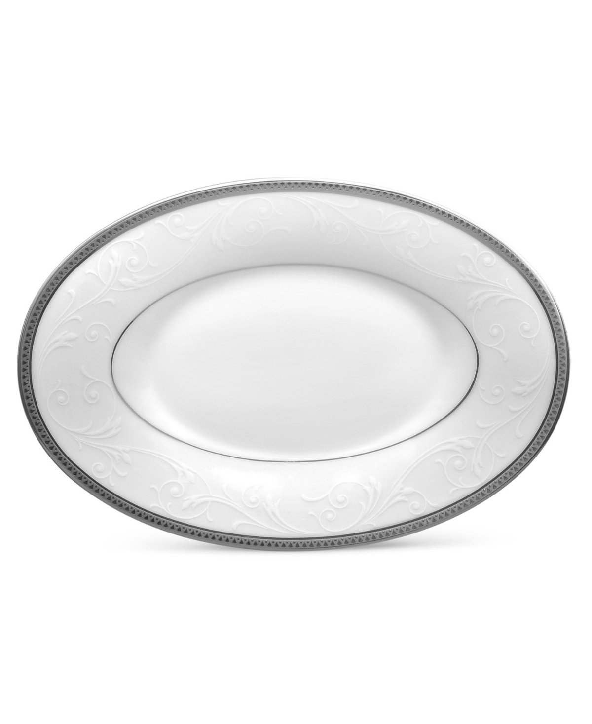 Click here for Noritake Regina Platinum Butter/Relish Tray  8 - S... prices
