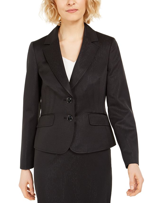 Le Suit Notched-Lapel Column Skirt Suit & Reviews - Wear to Work ...