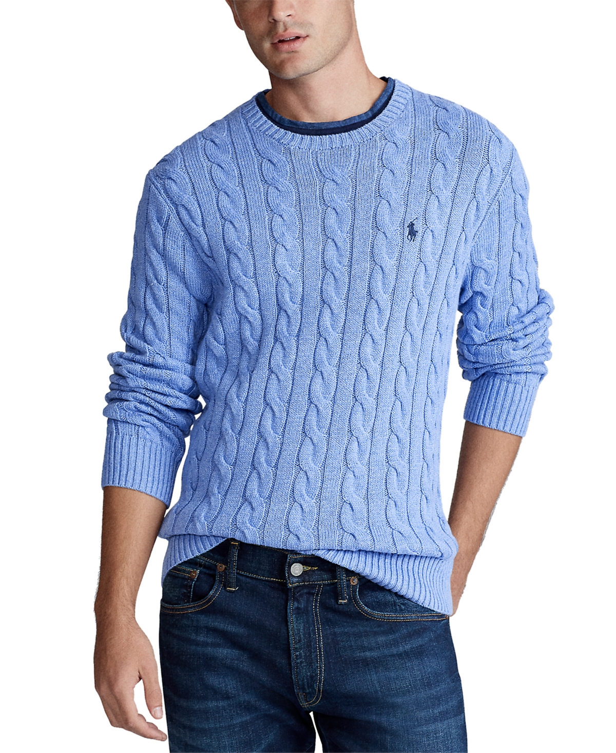 Click here for Polo Ralph Lauren Mens Cable-Knit Cotton Sweater -... prices