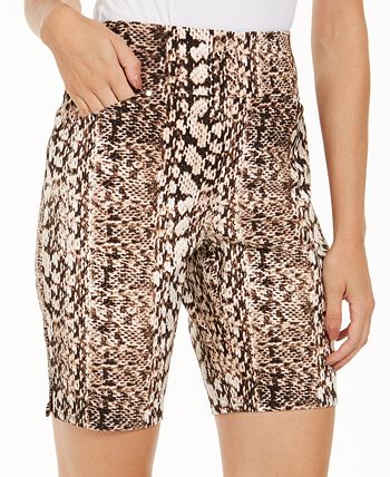 INC International Concepts INC Snake-Print Bermuda Shorts, Created for ...