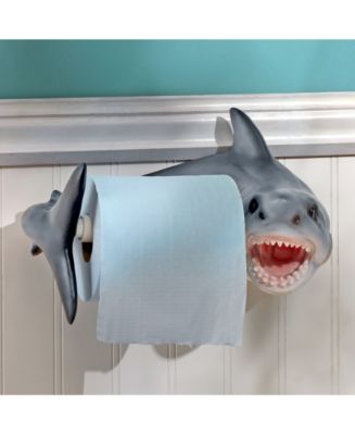 Design Toscano Shark Attack Bathroom Toilet Paper Holder - Macy's