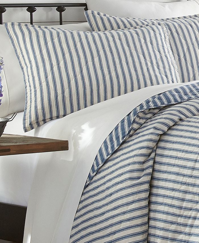 Stone Cottage Willow Way Ticking Stripe Full/Queen Quilt Set - Macy's