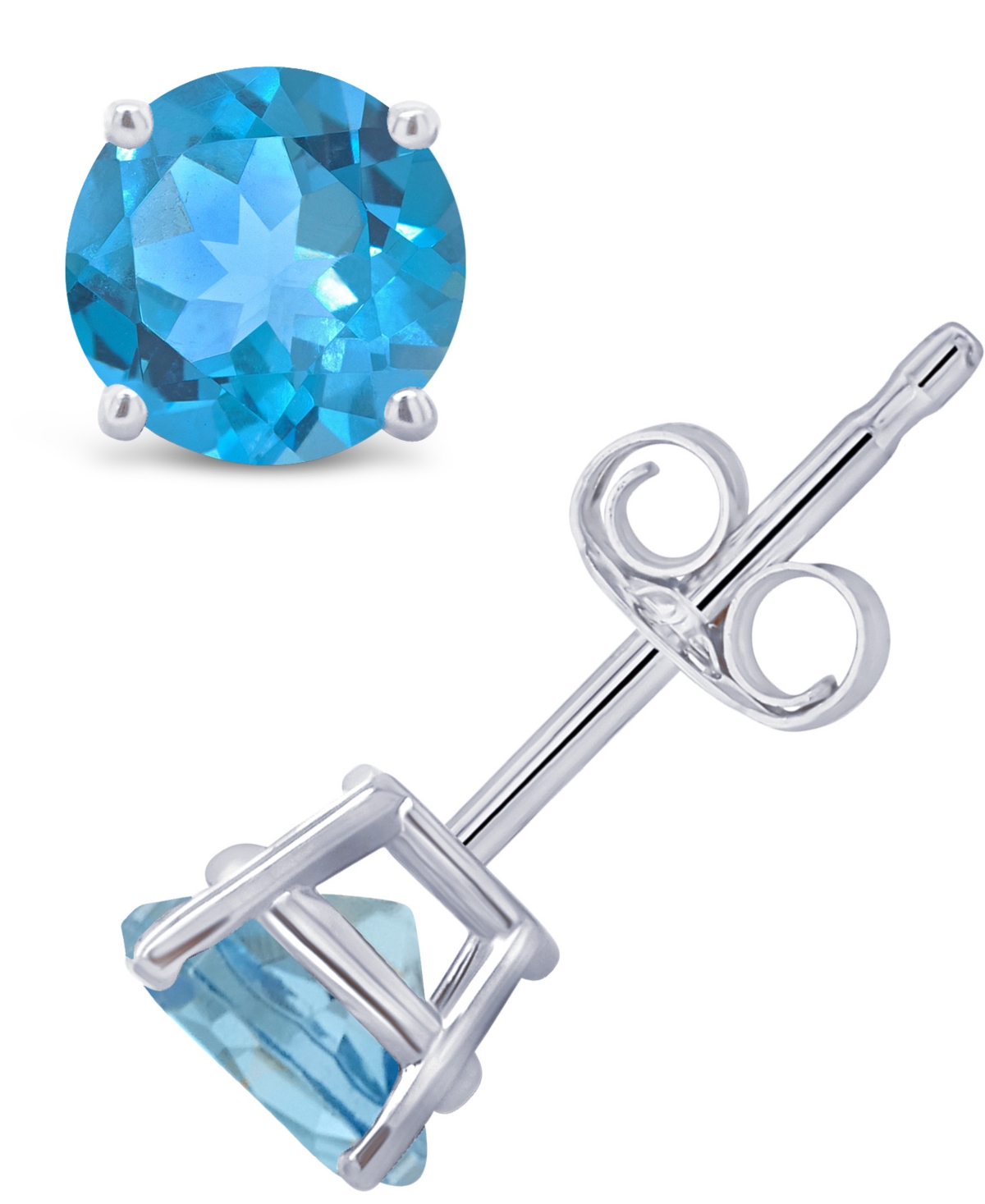 Click here for Swiss Blue Topaz (1-1/8 ct. t.w.) Stud Earrings in... prices