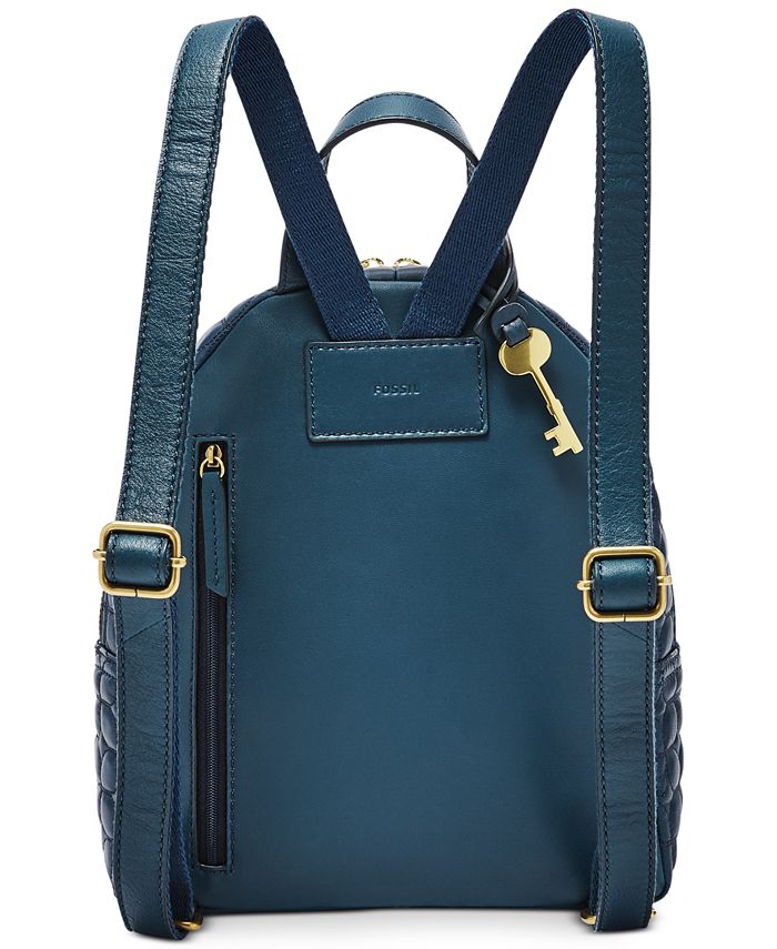 Fossil Megan Leather Stripe Backpack - Macy's
