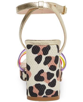 Betsey Johnson Roni Block-Heel Sandals - Macy's