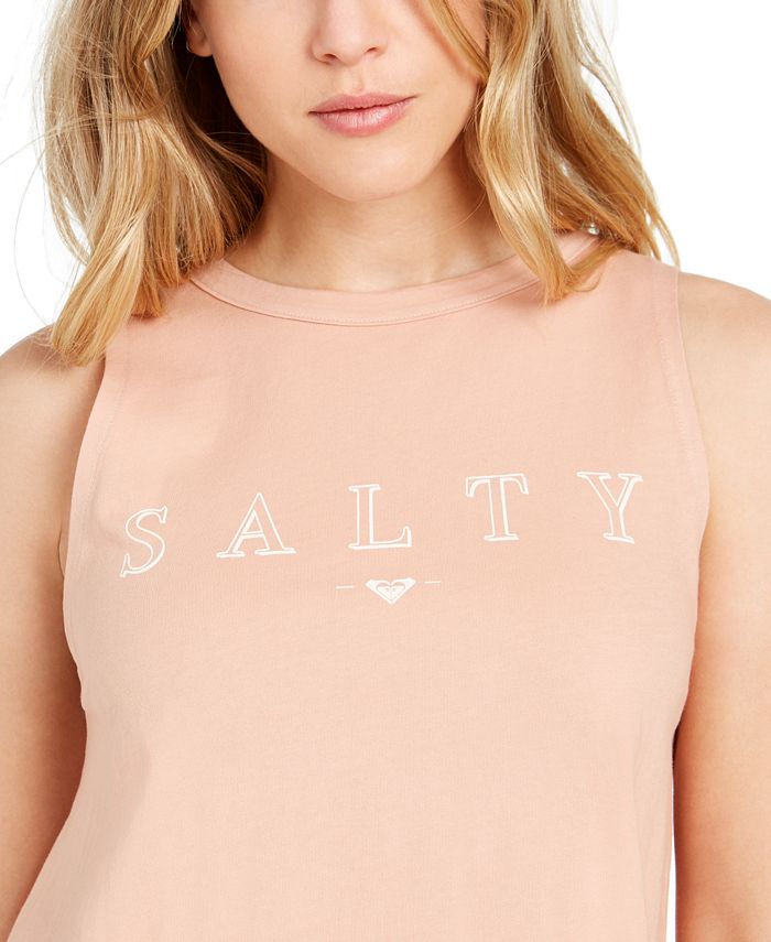 Roxy Juniors' Cotton Salty Graphic Tank Top - Macy's