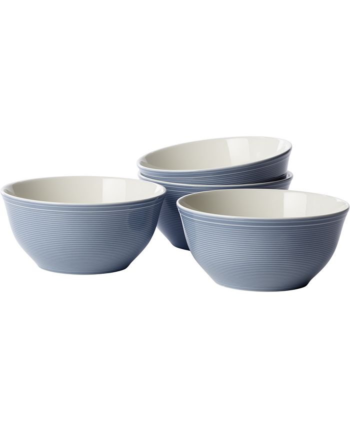 Villeroy & Boch Color Loop Horizon Blue All Purpose Bowl - Macy's