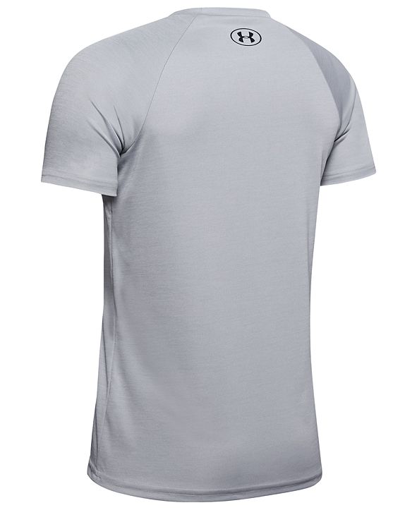 Under Armour Big Boys Tech Split Logo Hybrid-Print T-Shirt & Reviews ...