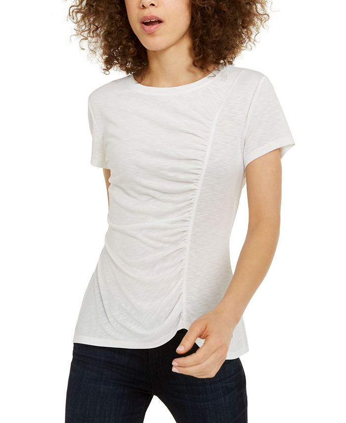 INC International Concepts INC EARTH Ruched Top, Created for Macy's ...