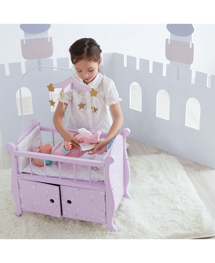 Olivia's Little World Twinkle Stars Princess Nursery Crib Bed - Macy's