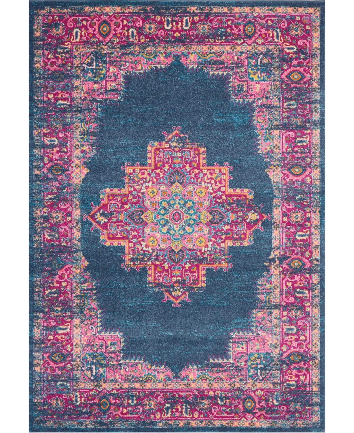 Click here for Long Street Looms Zeal ZEA03 67 x 96 Area Rug - Bl... prices