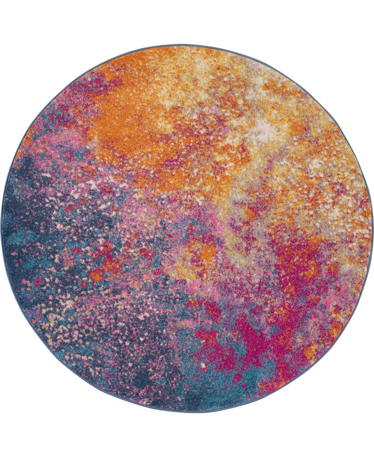 Click here for Long Street Looms Zeal ZEA10 53 Round Area Rug - M... prices