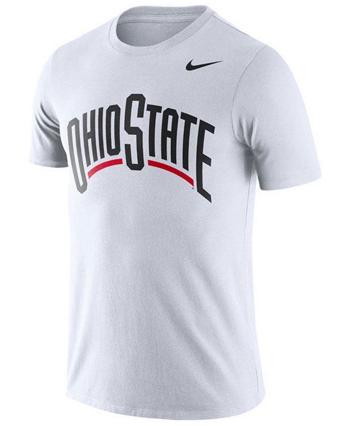 Nike Men's Ohio State Buckeyes Wordmark T-Shirt - Macy's