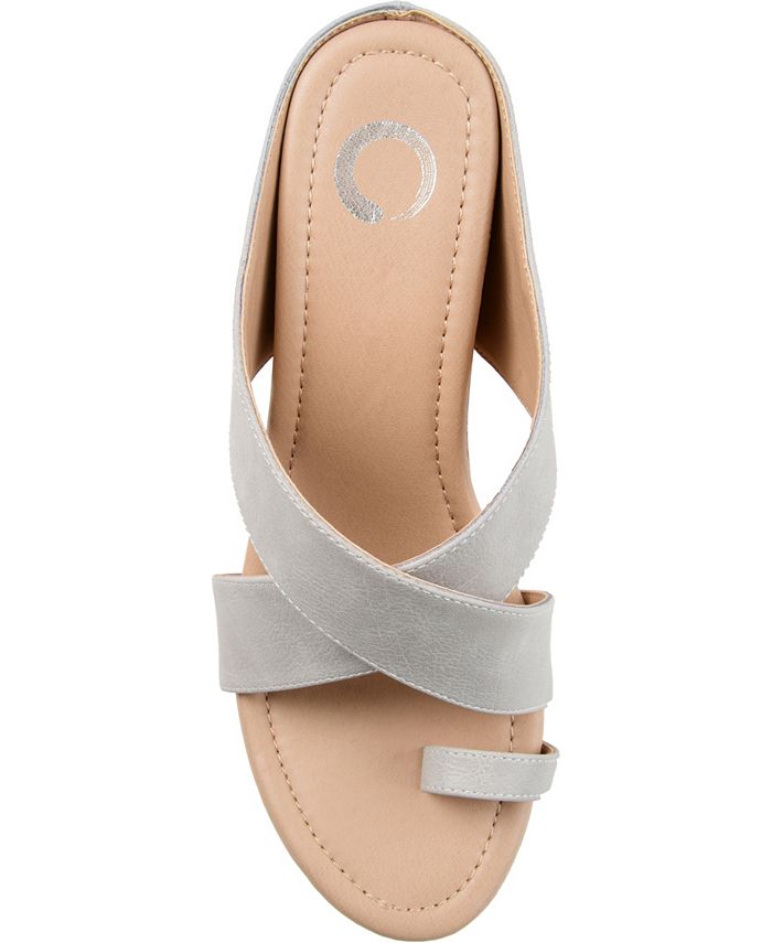 Journee Collection Women's Rayna Wedge Sandal - Macy's