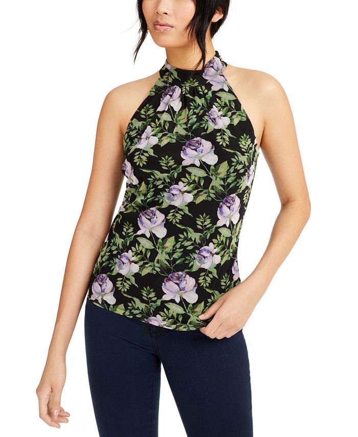 INC International Concepts INC Printed Halter Top, Created for Macy's ...