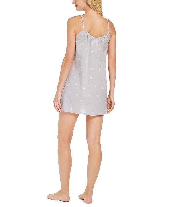 Jenni Cotton Chemise Nightgown, Created for Macy's & Reviews - Bras ...