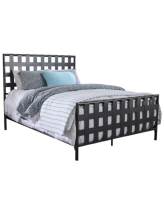 Bisquit Metal Woven Full Bed - Macy's