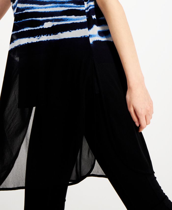 Alfani Printed Super Tunic Top, Created for Macy's - Macy's