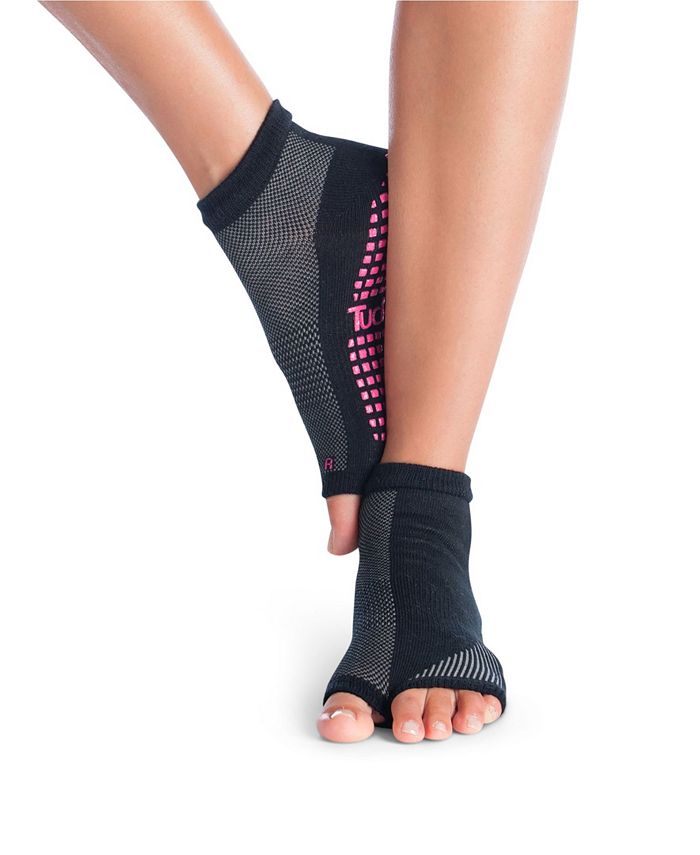 TUCKETTS Women's Open Toe Grip Sock for Pilates Barre Yoga Anklet - Macy's