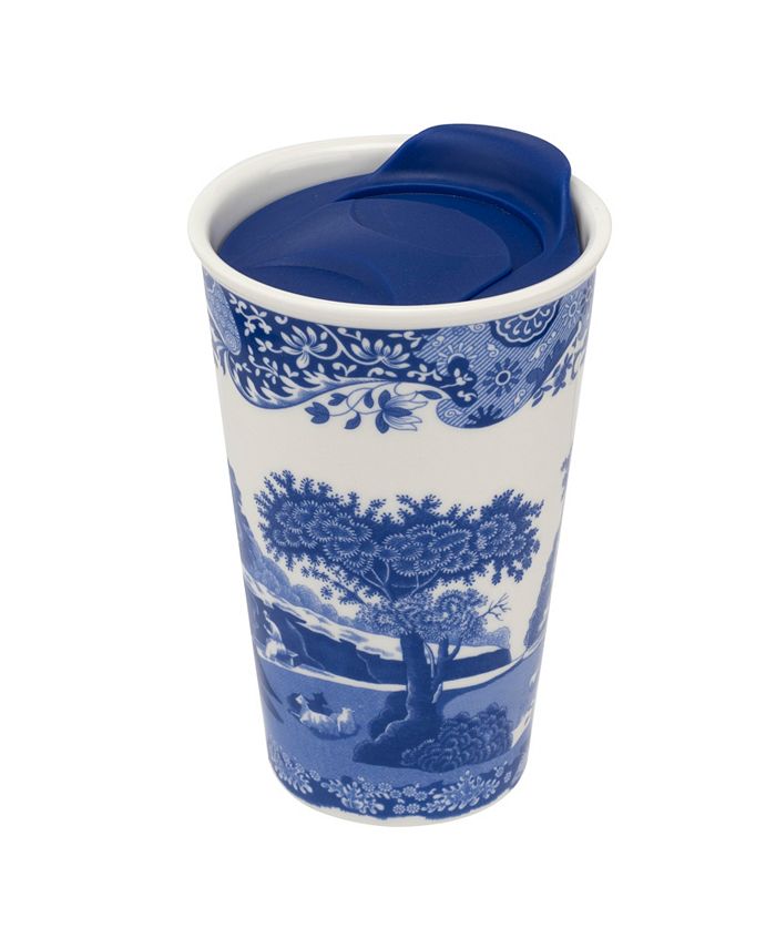 Spode Blue Italian Travel Mug - Macy's