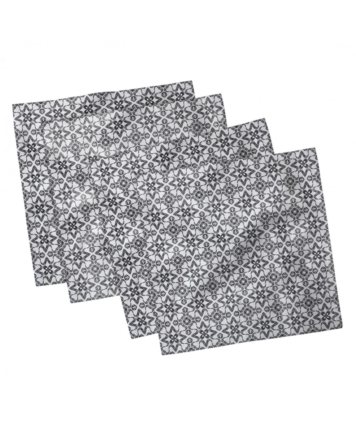 Click here for Ambesonne Portuguese Tile Set of 4 Napkins  18 x 1... prices
