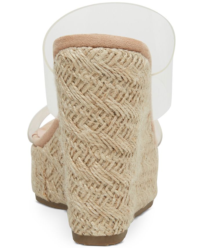 Madden Girl Valiee Vinyl Platform Wedges - Macy's