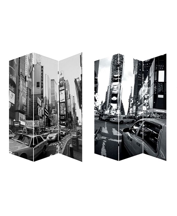 Screen Gems Double sided with different Design 3 Panel 6' New York City ...