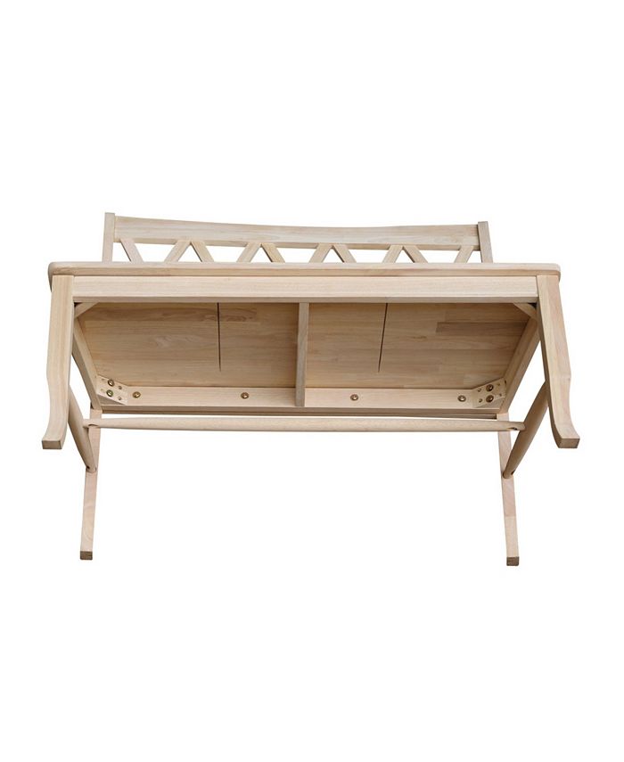 International Concepts Double X-Back Bench - Macy's