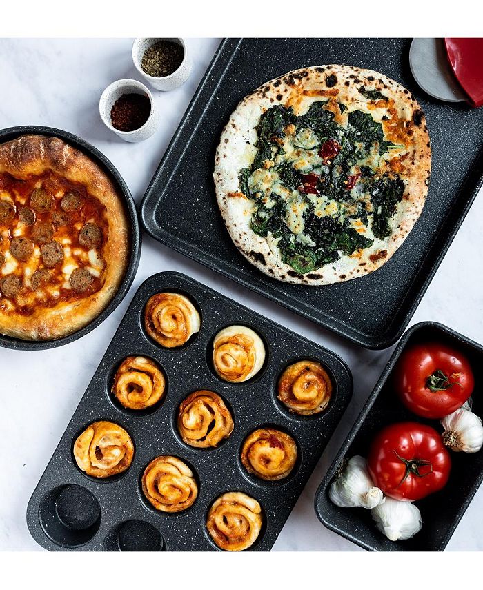 Granite Stone Diamond Pro 0.8MM Gauge Nonstick 5-Pc. Bakeware Set - Macy's