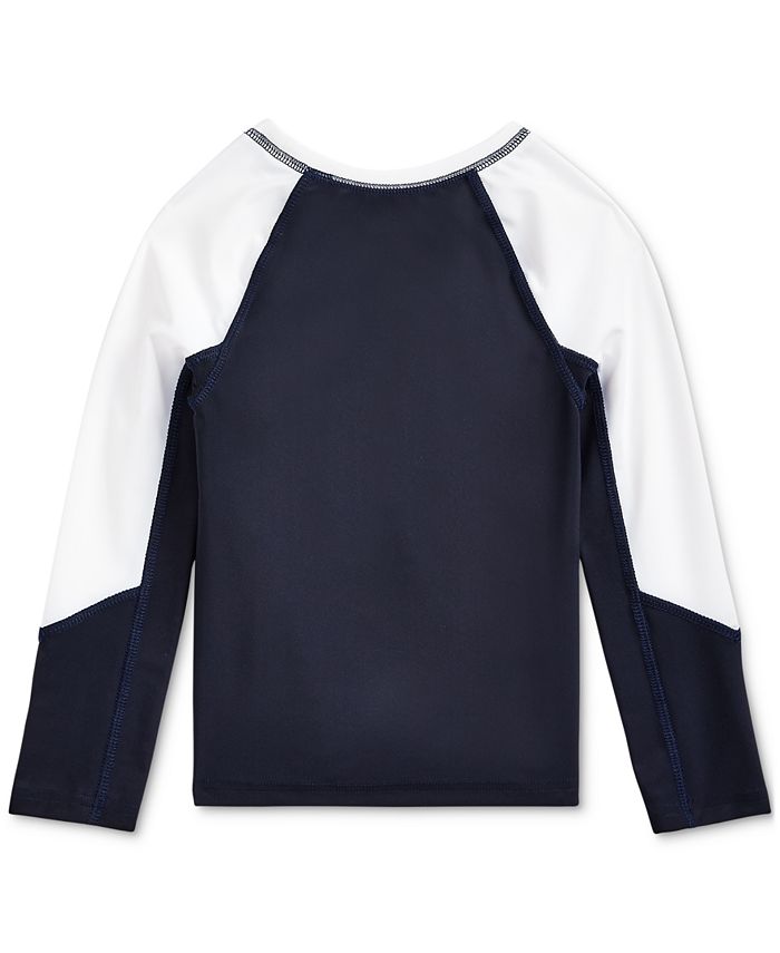 Polo Ralph Lauren Little Girls Pool Bear Stretch Rash Guard - Macy's