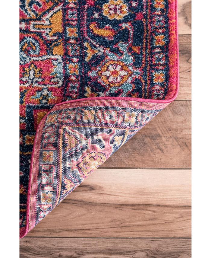 nuLoom Bodrum Fancy Persian Vonda 6'7" x 9' Area Rugs - Macy's